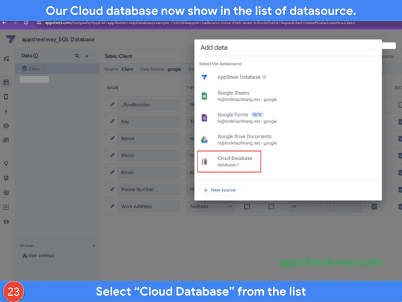 The Ultimate Guide Connecting AppSheet to Google Cloud SQL and MySQL database | Tìm Khách Hàng
